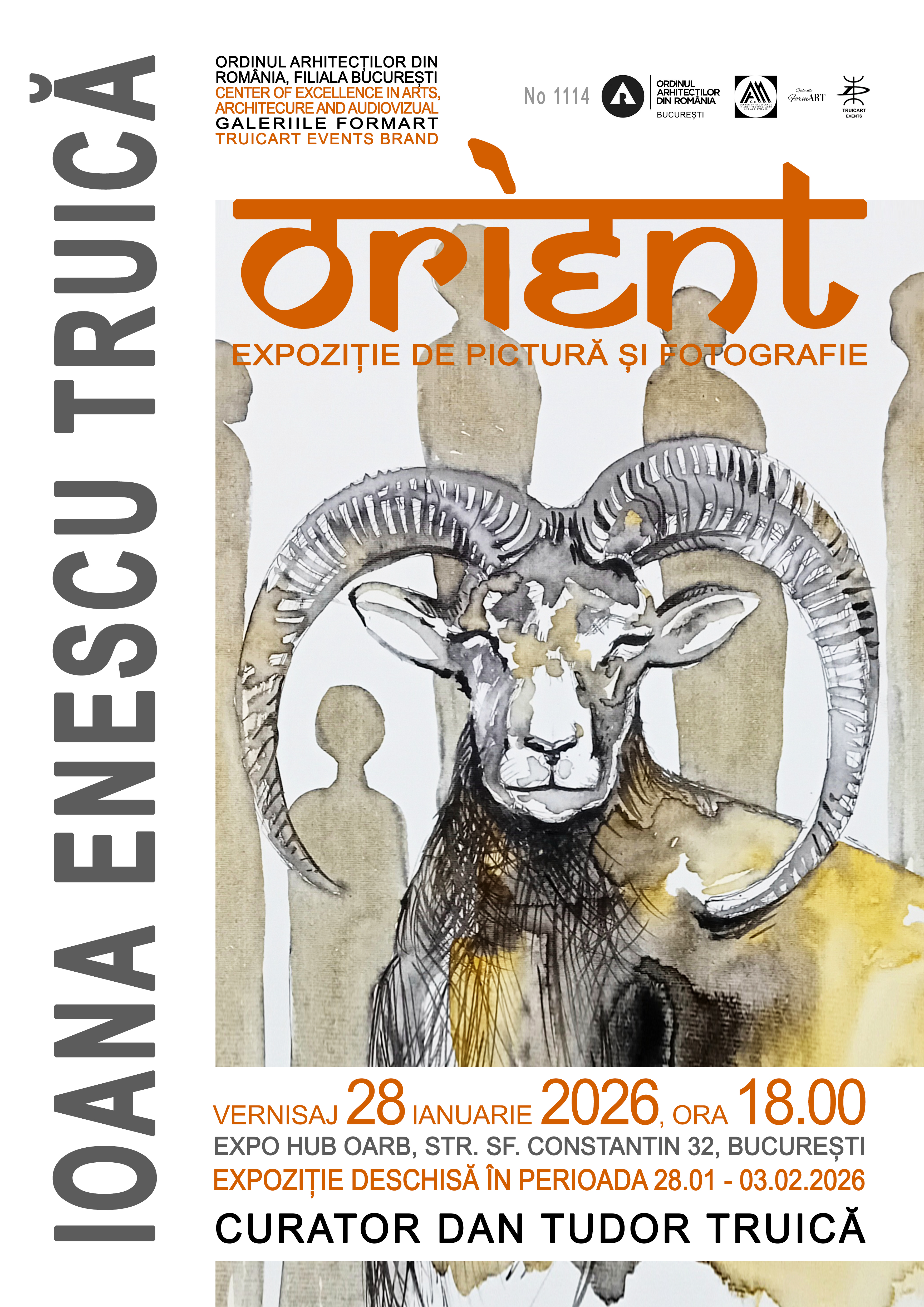 Invitație la vernisajul expoziției „ORIENT” - OAR București