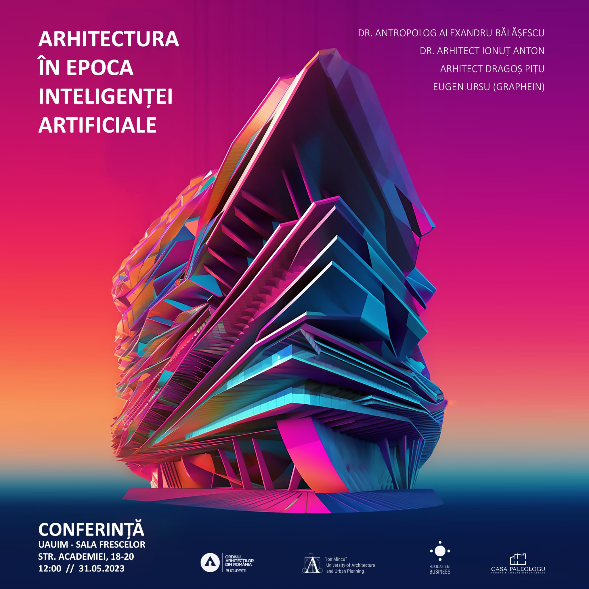 Invitație la conferința „Arhitectura în epoca inteligenței artificiale ...