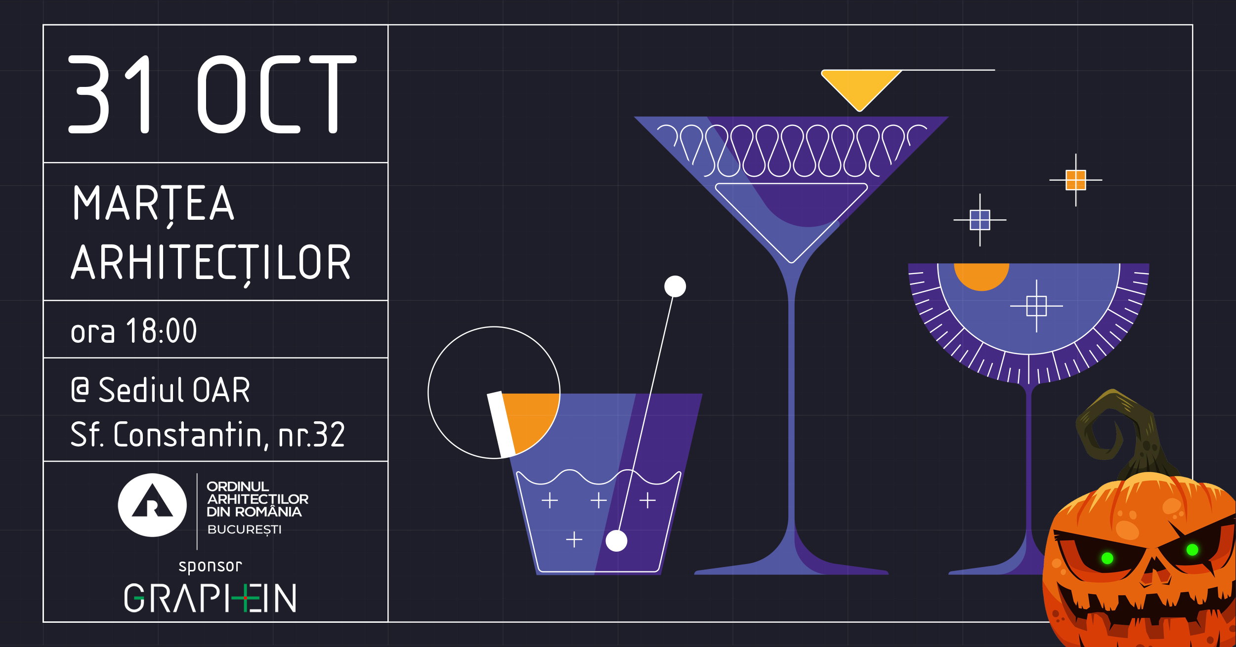 Invitație la Marțea arhitecților – 31 octombrie 2023 - OAR București
