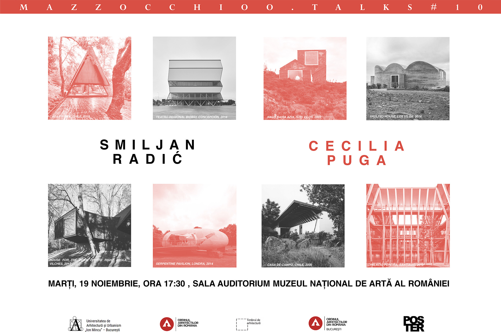 MazzocchiooTalks#10.Chile: Smiljan Radić & Cecilia Puga - OAR București