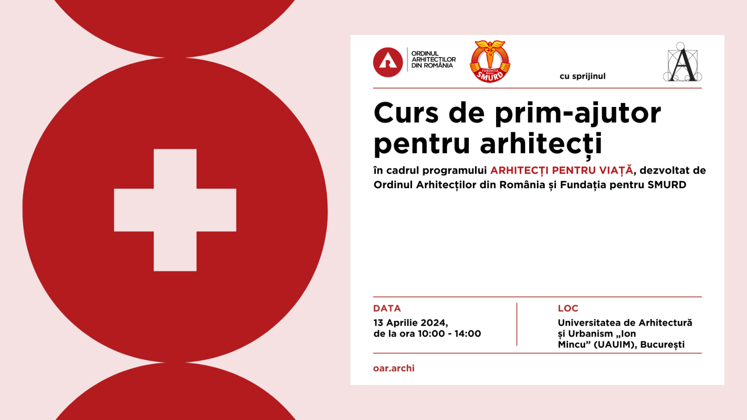 Cursuri de prim-ajutor pentru arhitecți - București & Timișoara - OAR ...